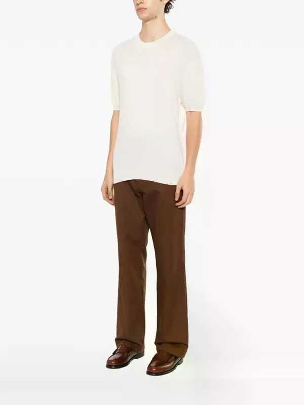 Canali Short-sleeve Knitted T-shirt