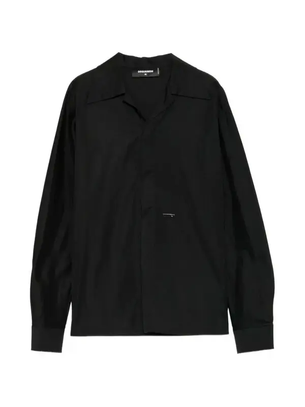 Dsquared2 Logo-plaque Long-sleeve Shirt
