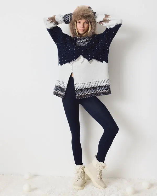 Splendid Hit The Slopes Legging - Dark Navy/shell