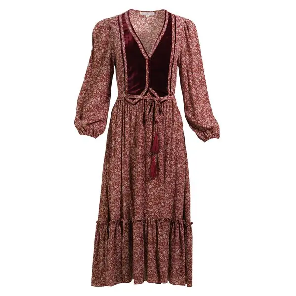 KRISTINIT Antique Floral Sofija Dress