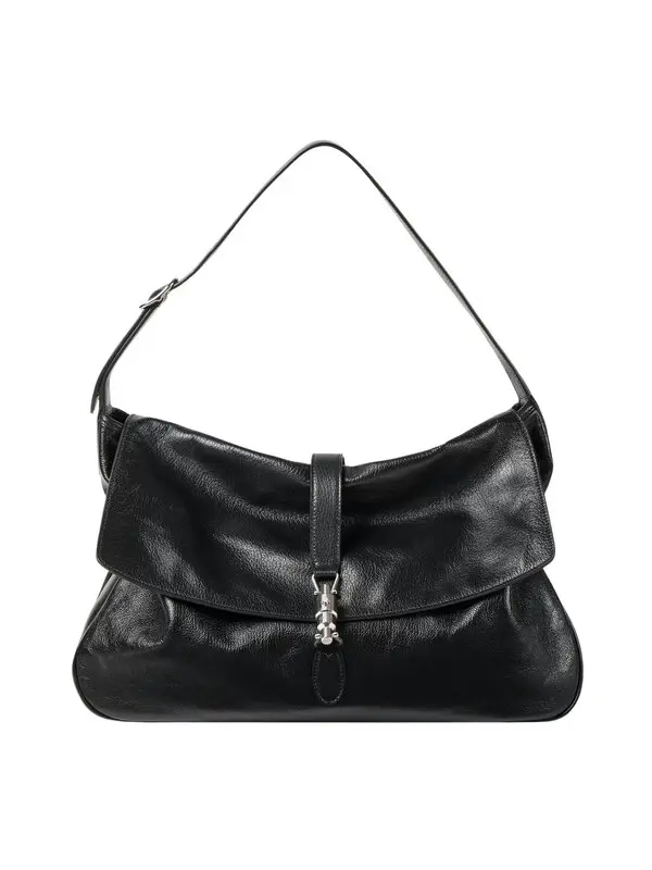Gucci Jackie Flap Large Shoulder Bag
