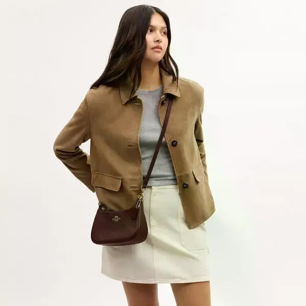 COACH OUTLET Teri Shoulder Bag In Refined Pebble Leather