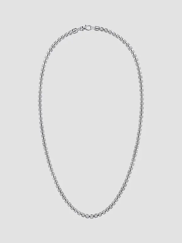 GABRIEL & CO Classic Sterling Box Chain Necklace/5mm