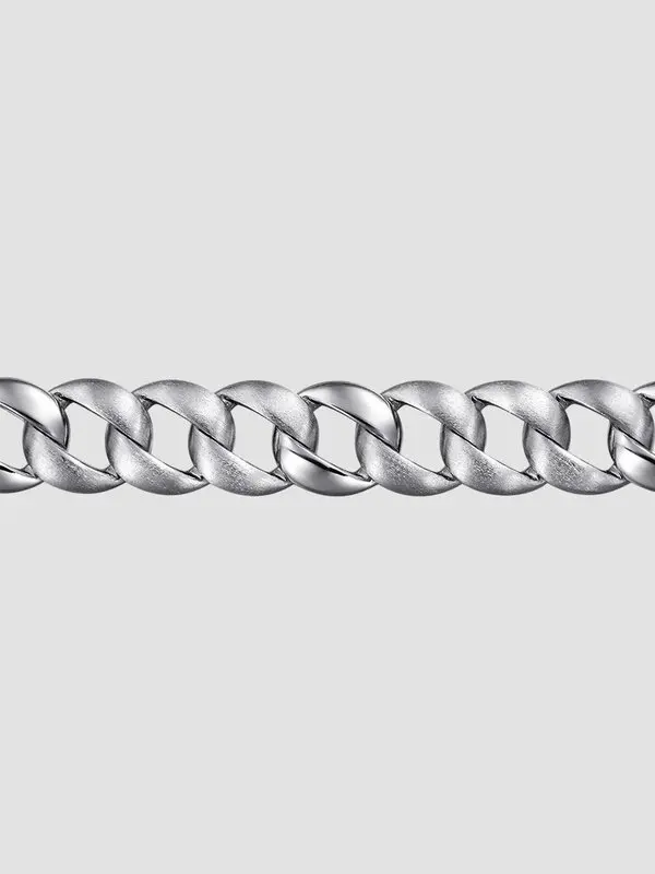 GABRIEL & CO Classic Sterling Curb Chain Bracelet/0.55