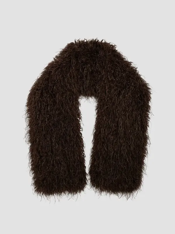 Apparis Dame Faux-mongolian Fur Shawl