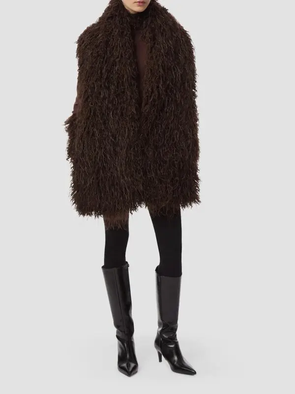Apparis Dame Faux-mongolian Fur Shawl