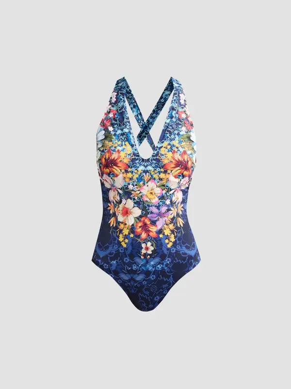 Johnny Was Floral One-piece Swimsuit - Imogen Night