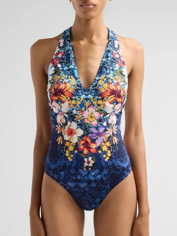 Johnny Was Floral One-piece Swimsuit - Imogen Night