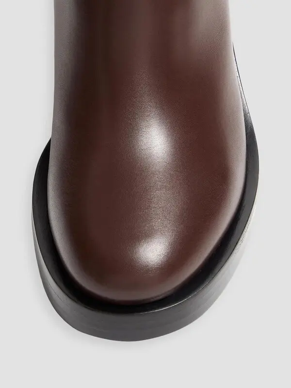 Valentino Garavani Vlogo Signature Calfskin Ankle 70mm Boots