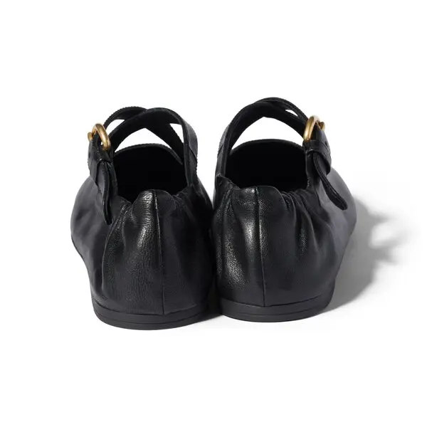 Miu Miu Nappa Leather Ballet Flats