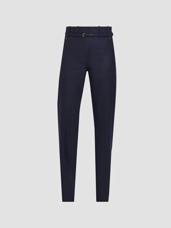 Dries Van Noten Plash Wool Straight-leg Trousers