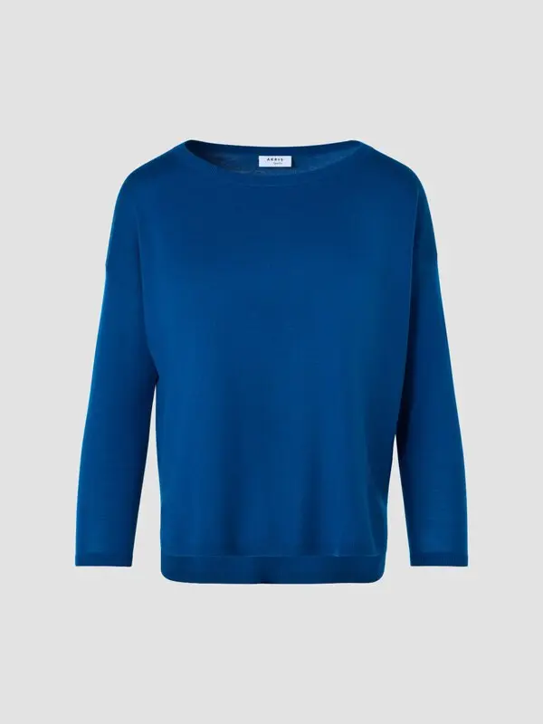 Akris Merino Wool Boatneck Sweater