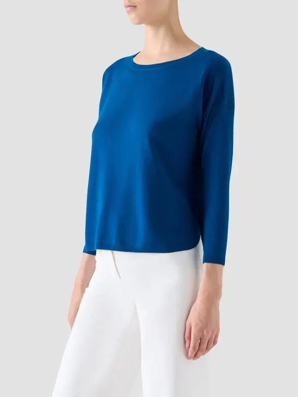 Akris Merino Wool Boatneck Sweater