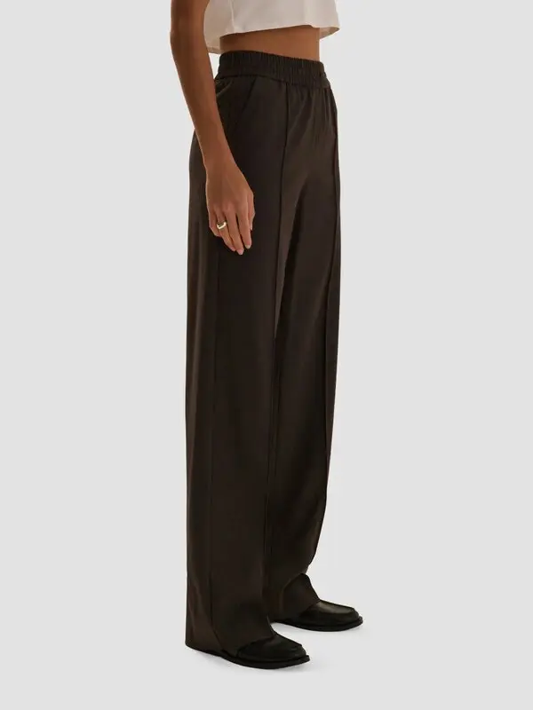FAVORITE DAUGHTER The Ease Elasticized Wide-leg Pants
