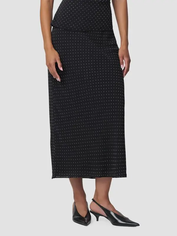 Joe's Jeans Isla Polka-dot Pencil Midi Skirt