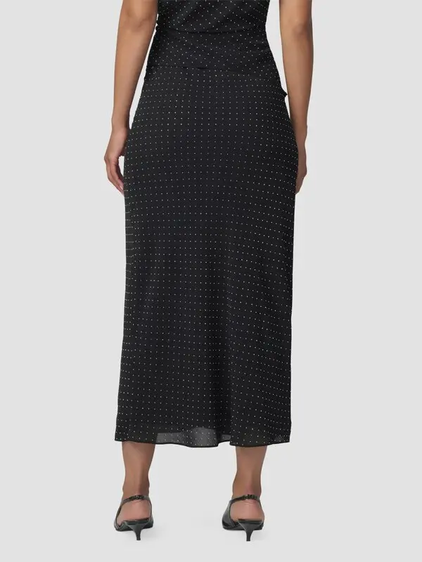 Joe's Jeans Isla Polka-dot Pencil Midi Skirt