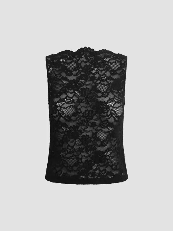 Joe's Jeans Cotton-blend Lace Boatneck Top
