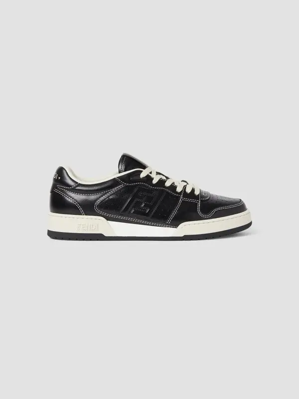 Fendi Match Leather Low-top Sneakers - Nero Merinos