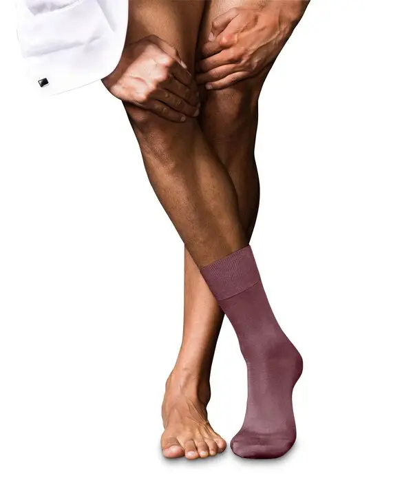 Falke No. 6 Finest Merino & Silk Socks - Red
