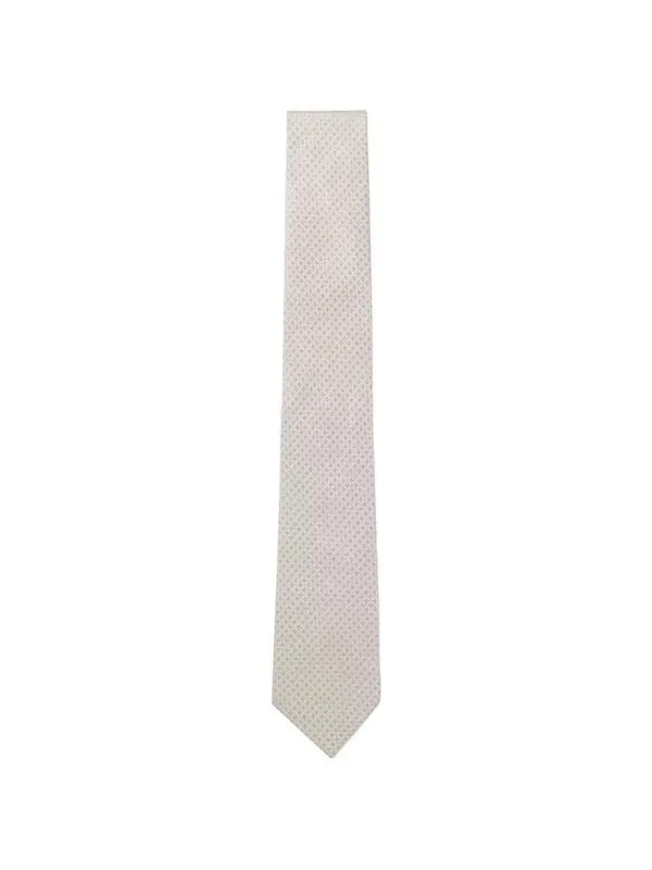 BOSS Geometric-pattern Silk Tie
