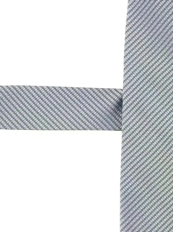 BOSS Silk-blend Tie With Micro-pattern Jacquard