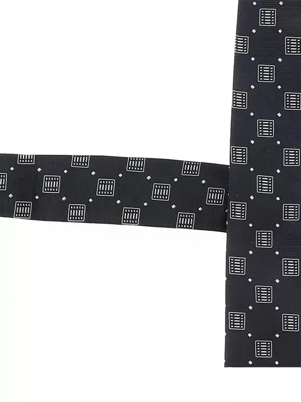 BOSS Geometric-pattern Tie
