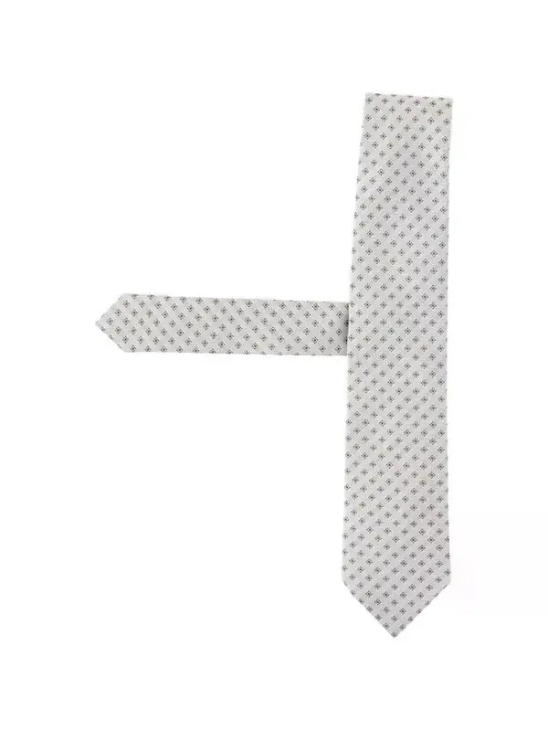 BOSS One Patterned Silk-jacquard Tie
