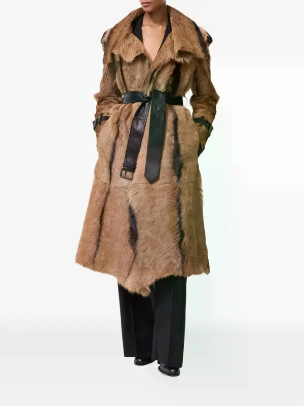 Burberry Long Shearling Linley Coat
