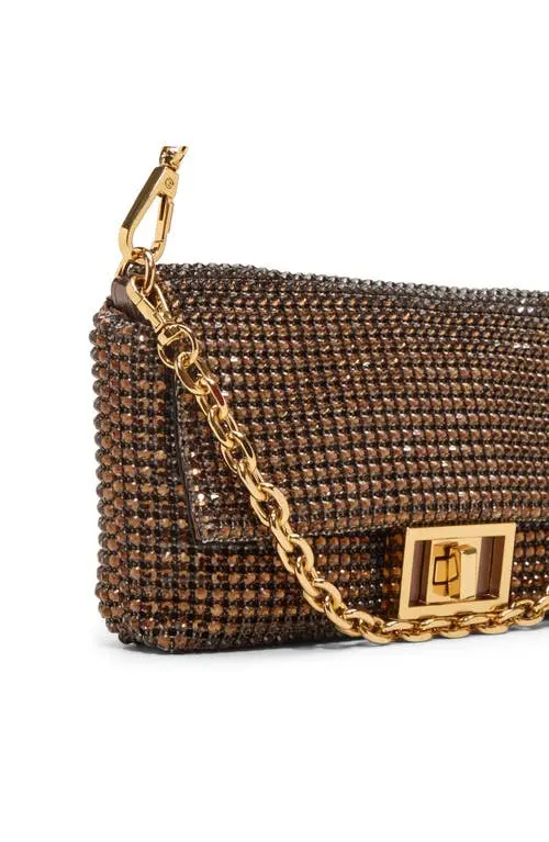 Aldo Caiseyx Crystal Baguette Shoulder Bag