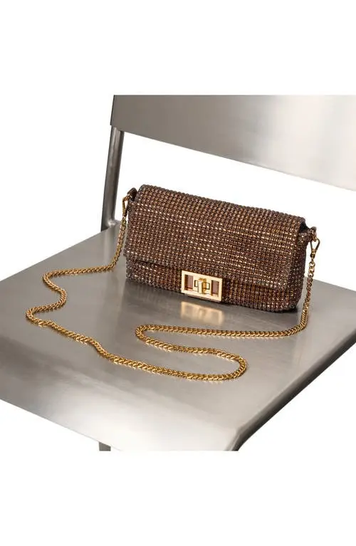 Aldo Caiseyx Crystal Baguette Shoulder Bag
