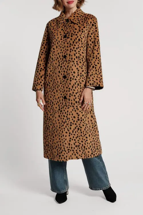FRANCES VALENTINE Paulette Coat Cheetah - Multi