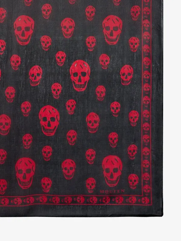 Alexander McQueen Classic Skull Scarf