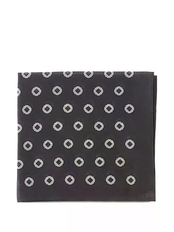 BOSS By Beckham Silk Pocket Square With Digital Print