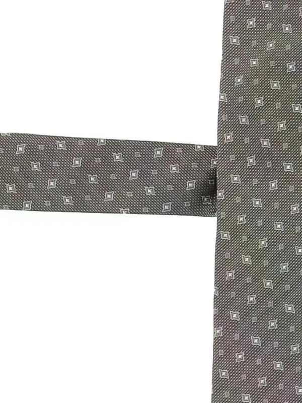 BOSS One Patterned Silk-jacquard Tie