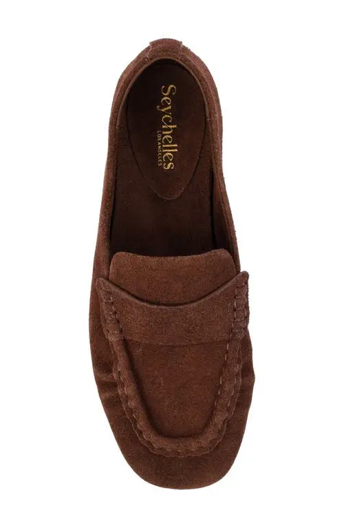 Seychelles Day Trip Suede Loafer - Chocolate