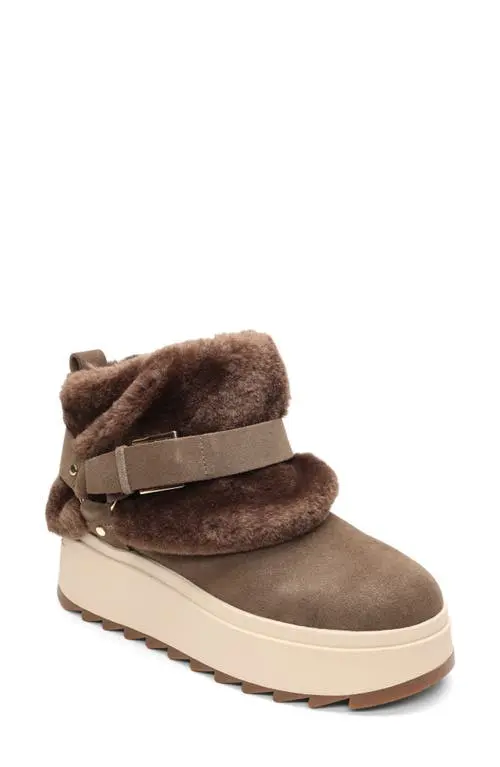 Ash Moonrise Faux Fur Platform Bootie