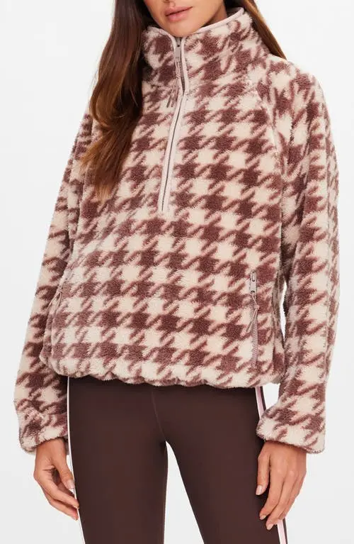 The Upside Palacio Harlow Fleece Pullover - Check