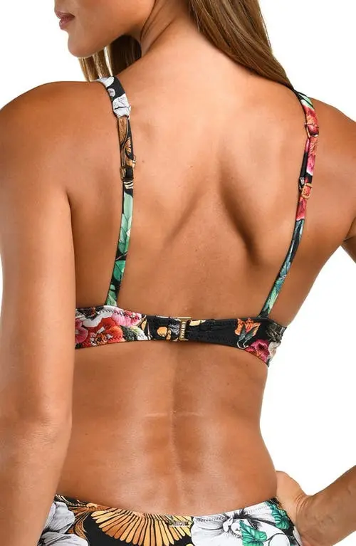 L'AGENCE Lexie Plunge Bikini Top