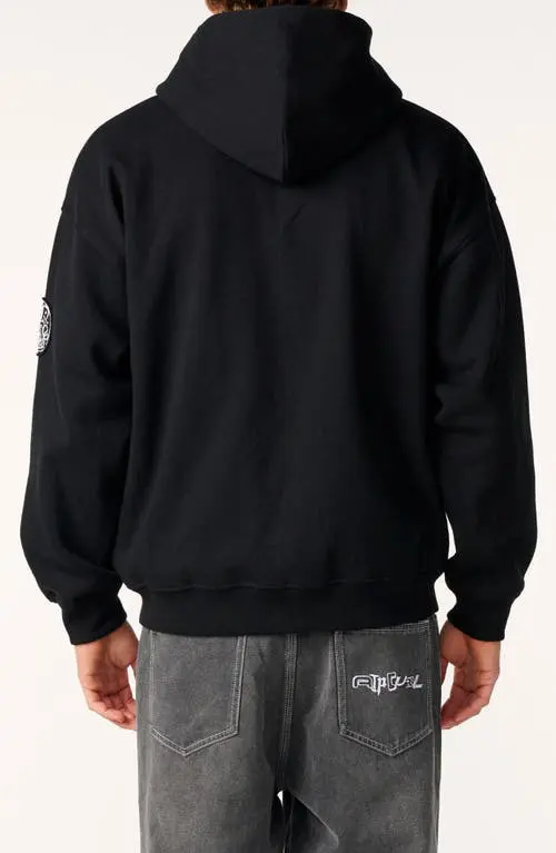 Rip Curl Gabe Logo Full Zip Hoodie - Black