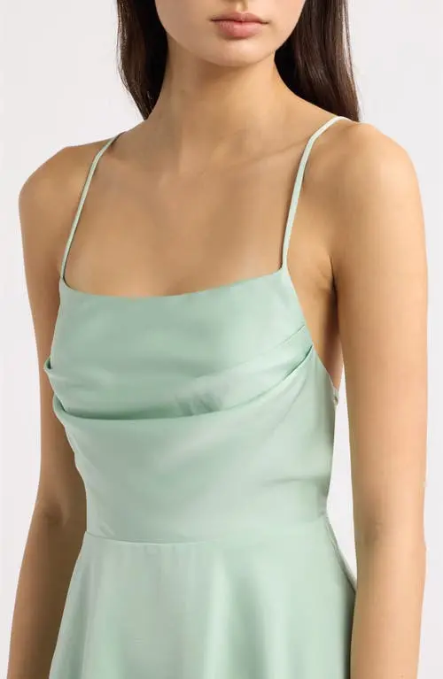 HELLO MOLLY Crowned Moment Satin Minidress