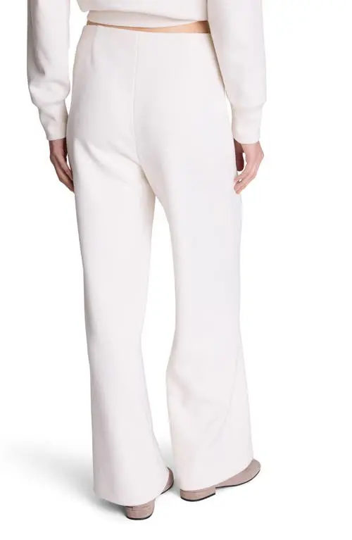 KENNETH COLE High Waist Wide Leg Faux Suede Pull-on Pants