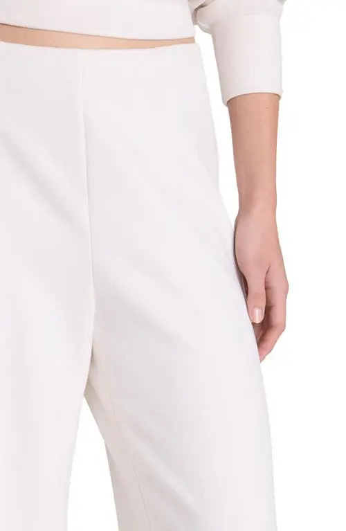 KENNETH COLE High Waist Wide Leg Faux Suede Pull-on Pants