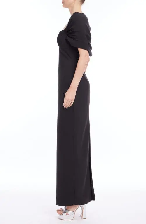 Badgley Mischka Off The Shoulder Gown