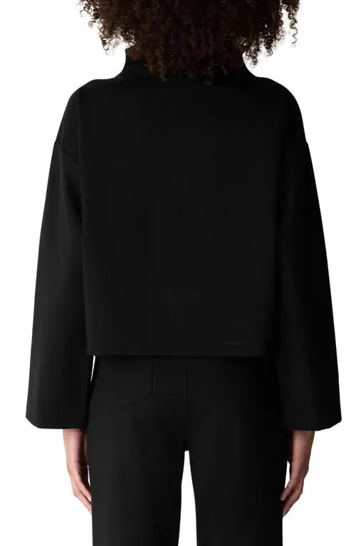 Eileen Fisher Boxy Funnel Neck Top