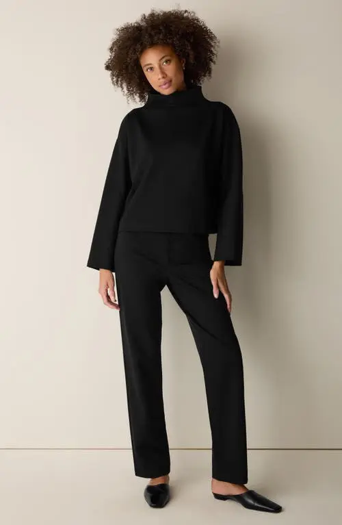 Eileen Fisher Boxy Funnel Neck Top