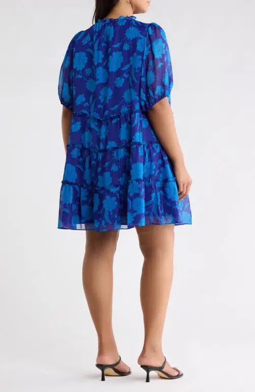 SUGARLIPS Elenia Tiered Shift Minidress