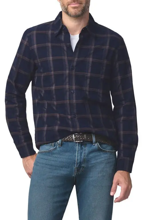 Joe's Jeans Plaid Corduroy Shirt