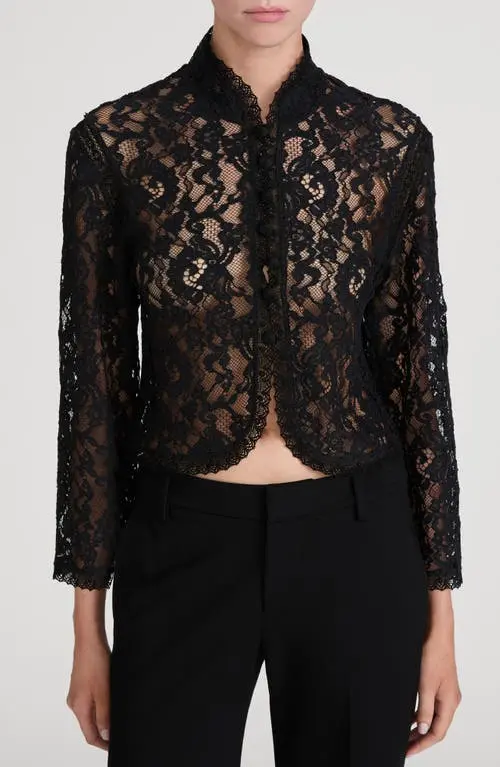 FRAME The Lace Salon Top