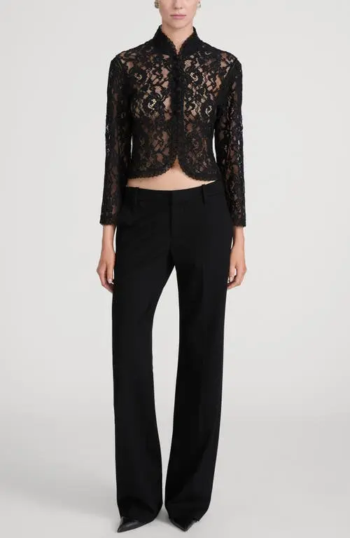 FRAME The Lace Salon Top