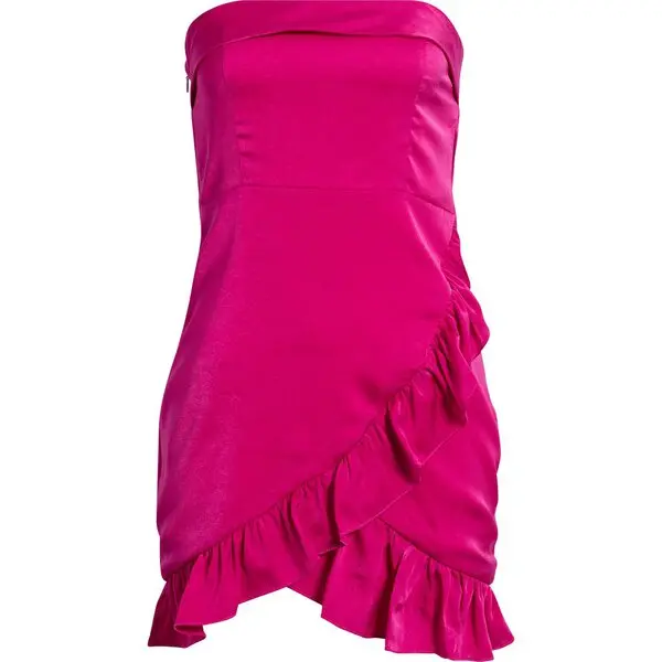 HELLO MOLLY First Date Strapless Minidress